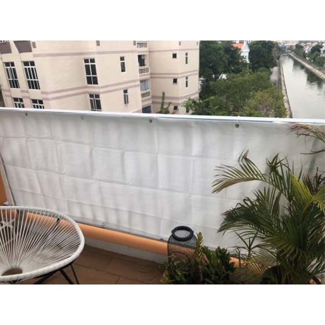 3ft Height Privacy Screen Fence Screen Wind Screen for Balcony Backyard ...