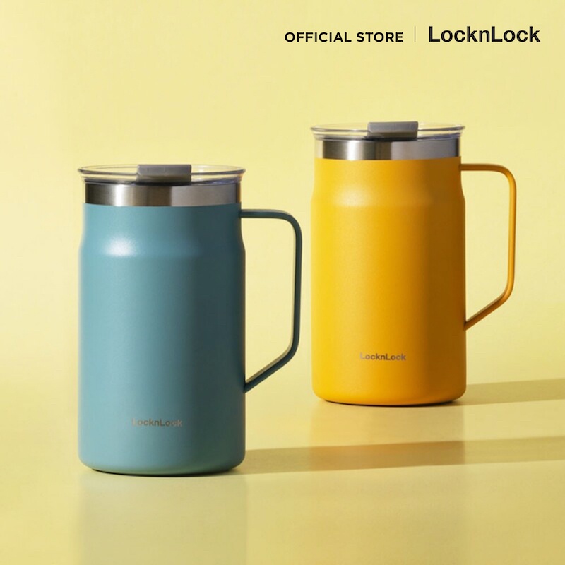 LocknLock แก้วน้ำเก็บอุณหภูมิ Metro Mug ความจุ 600 ml. รุ่น LHC4282 ...
