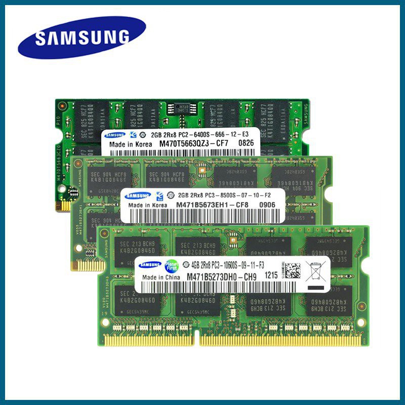 Samsung 2GB/4GB/8GB Laptop Memory DDR2 DDR3 667/800/1066/1333/1600Mhz ...