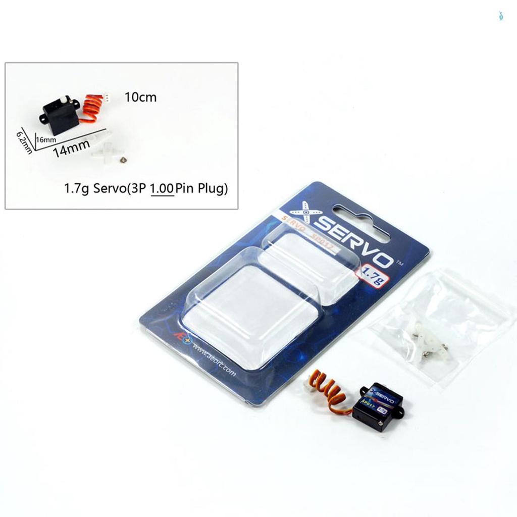 sprcmyAEO RC Micro 1.7g Anolog Servo 4pcs for Airplane Plane Helicopter ...
