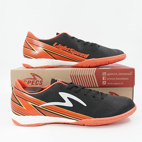 รองเท้าผ้าใบ Futsal Specs Acc Lightspeed 20 สีดําสีแดงสีเงิน 401393 ...