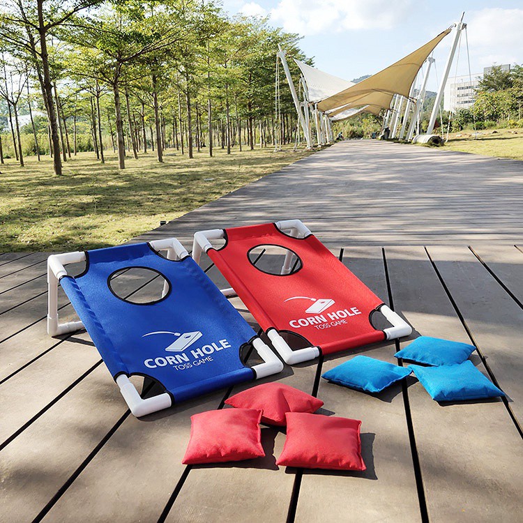 Sandbag Throwing Toy Cornhole Outdoor Game Quasi Corn Hole Target Board ...