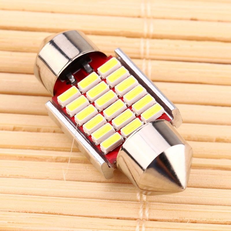 2Pcs C5W C10W 3014 Festoon Led Canbus Car Inteiror Bulb License Plate Light 12V T1 - posthouse ...