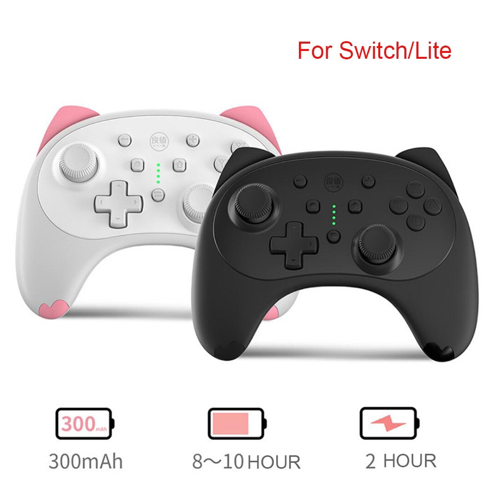 Cute Cat Gamepad For Nintendo Switch Pro NS Switch Lite Controller ...
