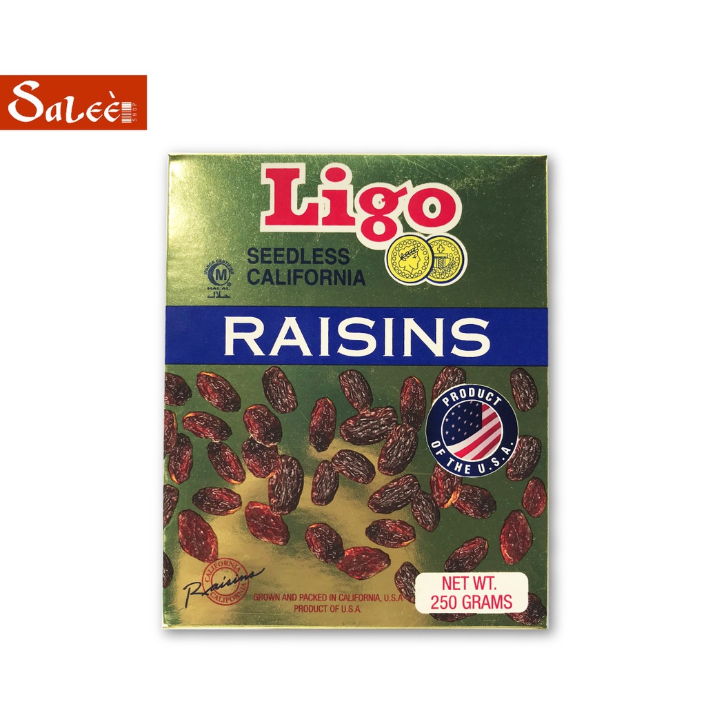 Ligo Raisins Seedless ลูกเกดดำ ขนาด 250 กรัม | Shopee Thailand