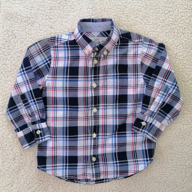 เสื้อเชิ้ตคอปกลายสก็อต HM แท้️ราคา 100.- - ThaiPick