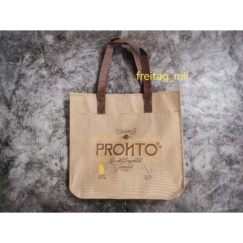 NEW~ PRONTO BAG ถุงผ้า พรอนโต้ สีใหม่ล่าสุด 2022 ของแท้ 100% | Shopee ...