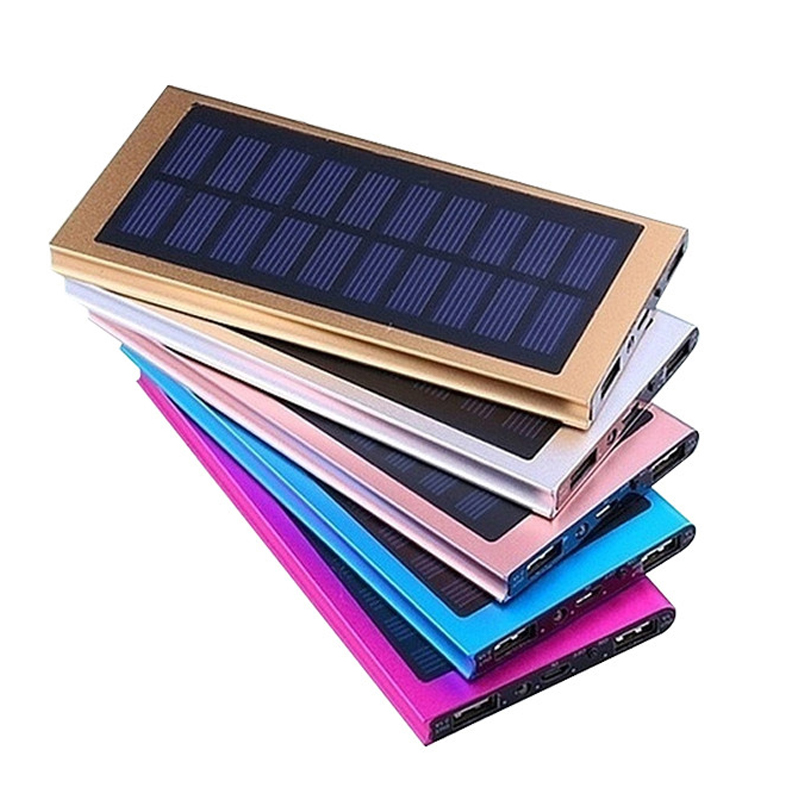 Original 30000mAh Power Bank Solar Large Capacity Ultra Thin 9mm with ...