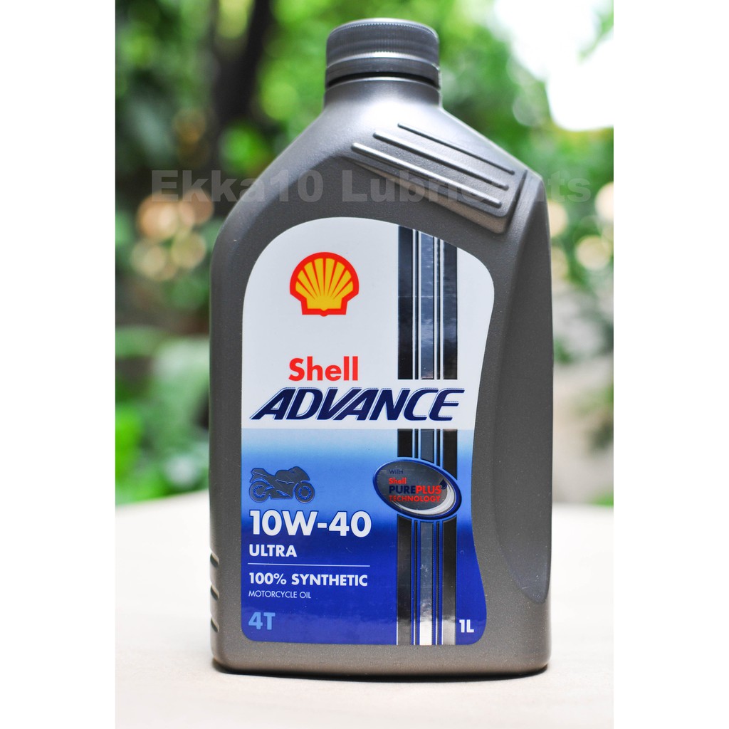 น้ำมันเครื่อง Shell Advance Ultra 4T 10W40 สังเคราะห์แท้ 100% | Shopee ...