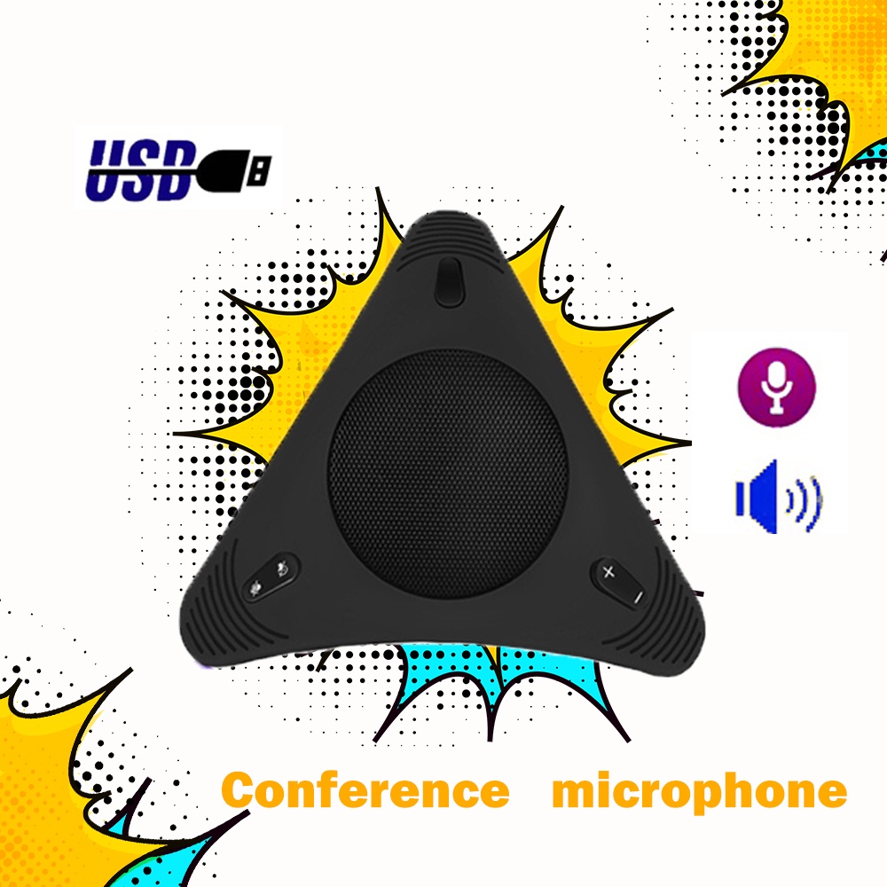 ลำโพง conference 360 ประชุม ลำโพง แคสเกมไมค์ไลฟ์สด ไมค์ประชุม ไมโครโฟน ...