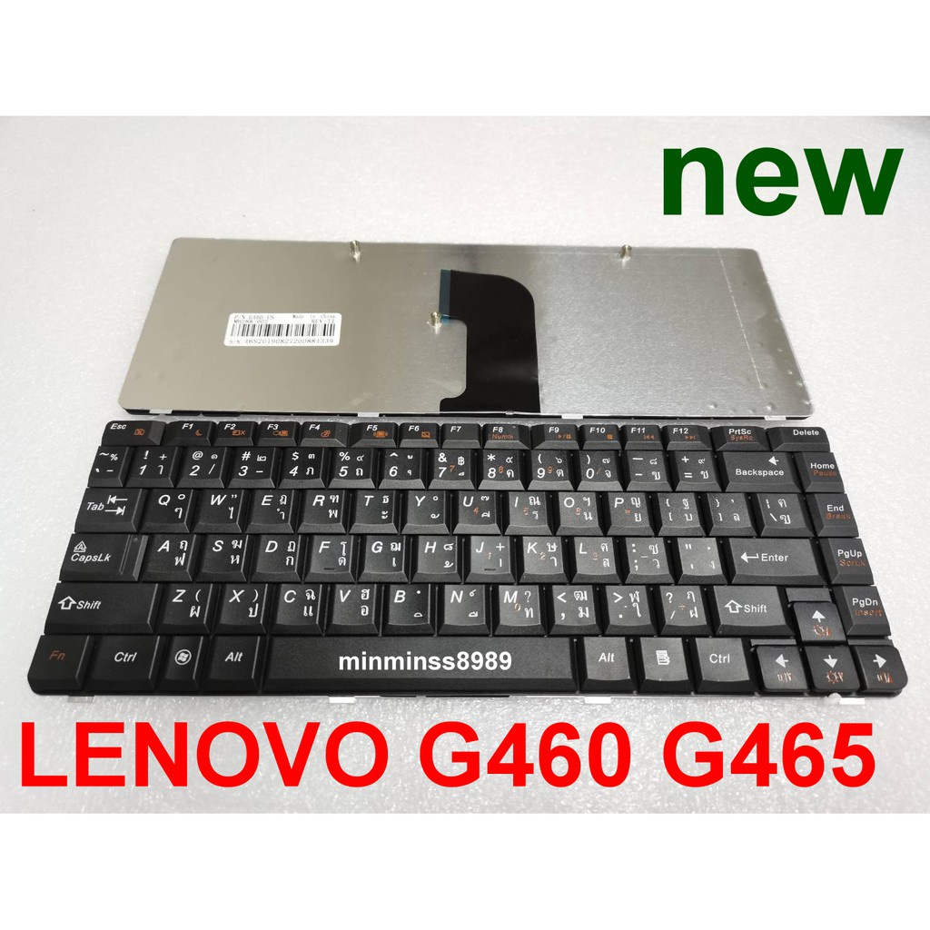 คีย์บอร์ด KEYBOARD Lenovo Ideapad G460 G460A G460AL G465 อังกฤษ(มี ...