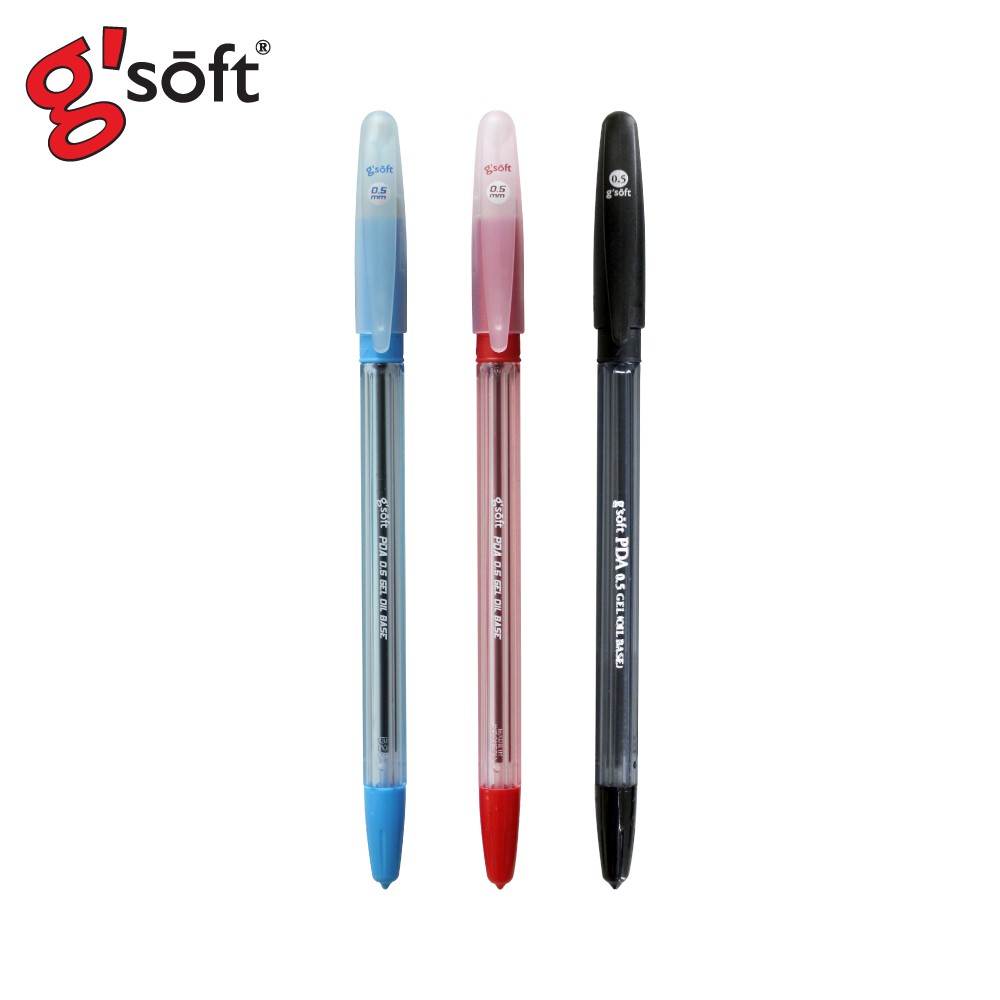 gsoft (จีซอฟท์) ปากกาลูกลื่นเจล PDA ลายเส้น 0.5 มม. รหัส gSOFT-PDA ...