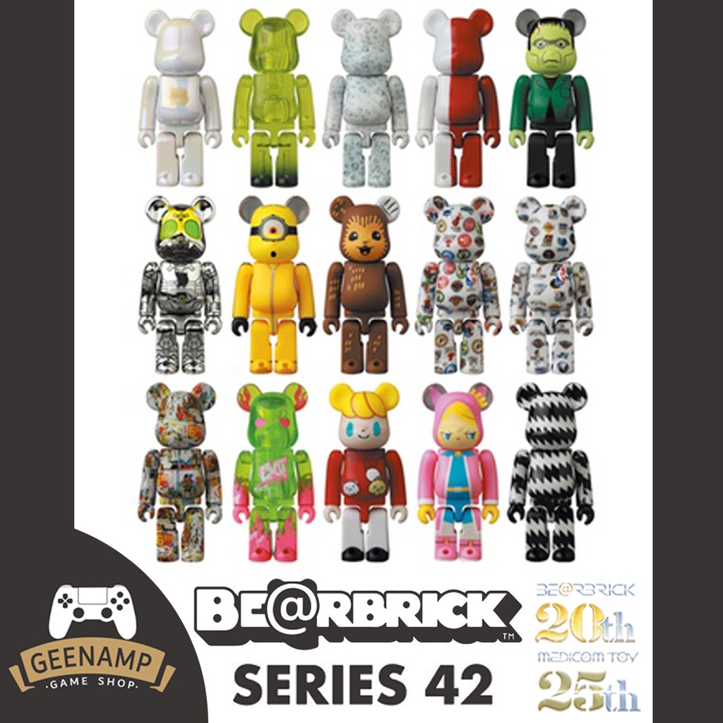[ของแท้] Bearbrick series 42 size: 100% Blind Box | Be@rbrick by ...