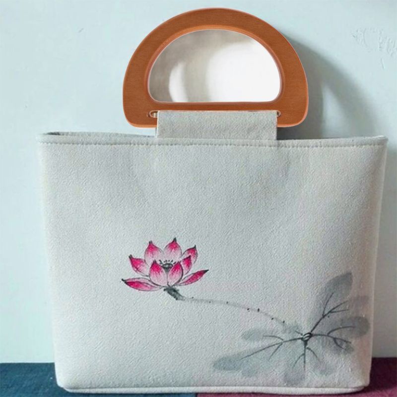 Wmmb ด้ามจับไม้สําหรับกระเป๋าสตางค์กระเป๋าช้อปปิ้ง - warmhome01.th ...