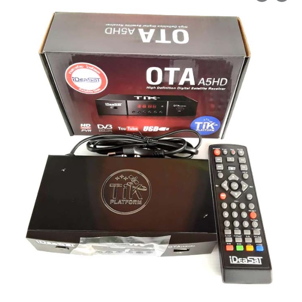DeaSat กล่องรับสัญญาณดาวเทียม รุ่น OTA A5HD USB Wifi IDeasatรับชมได้ 2 ระบบ (ทั้งระบบจานดาวเทียม ...