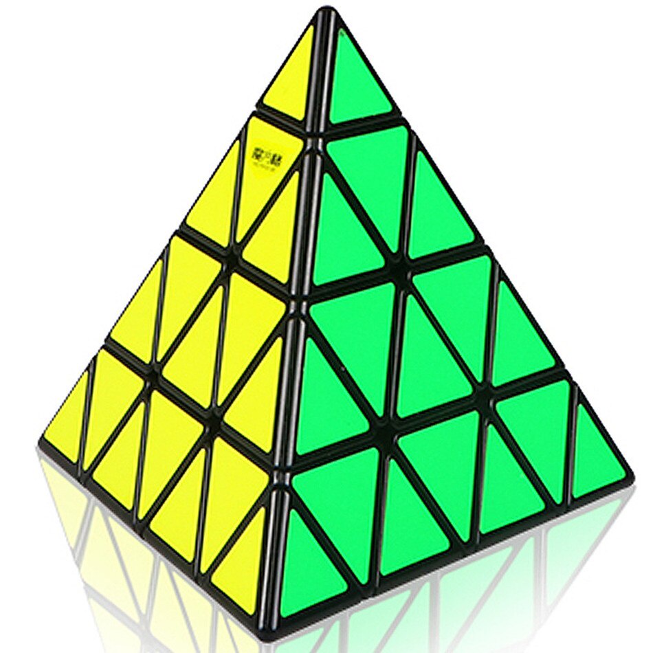 现货Qiyi 4x4x4 Pyramid Speed Cube QIYI Pyramid 4x4 Puzzle Magic 4x4 ...