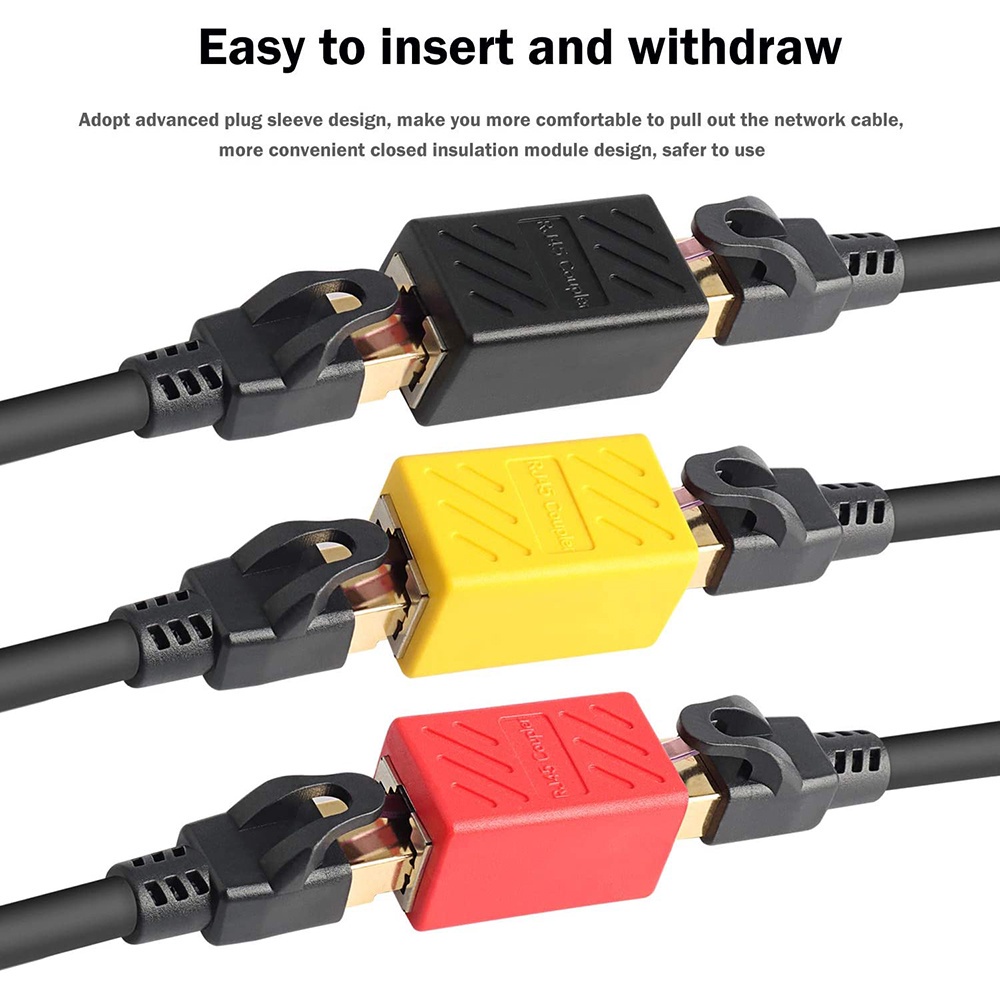 MYRON 15 Pack High Quality RJ45 Coupler Professional Cat7Cat6Cat5e ...