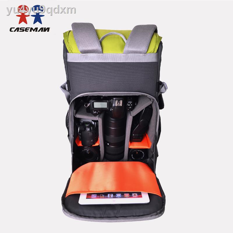 กระเป๋ากล้องcaseman SLR camera bag men and women backpack Canon Sony ...