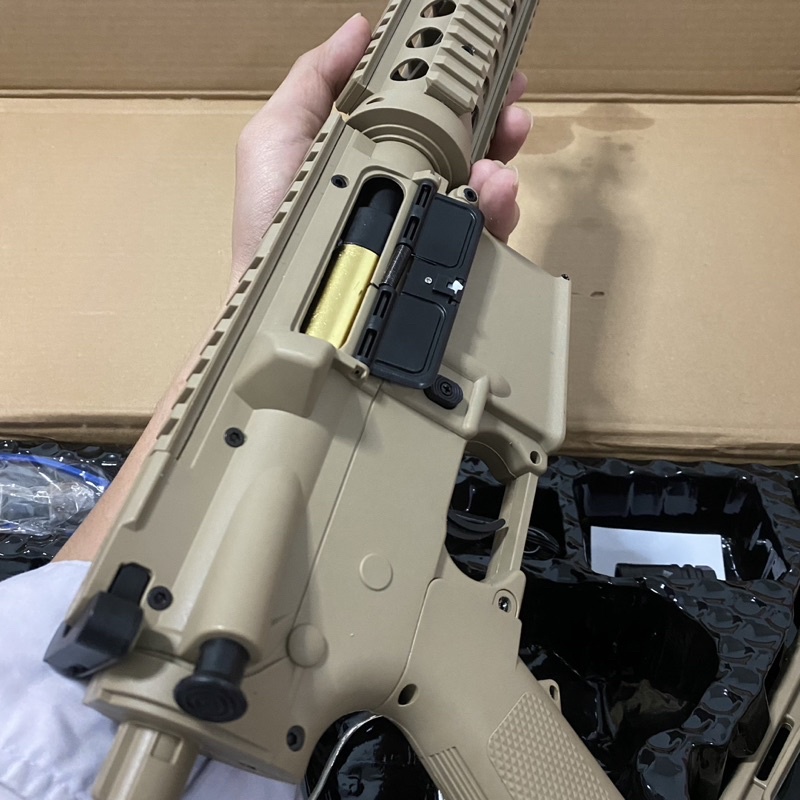 M416 ปืนกระสุนเจล เจลน้ำปลอดภัยไม่อันตราย ยิงแรง ระบบยิงแบบออโต้ ระยะไกล 15-20m. ความยาว 70cm ...