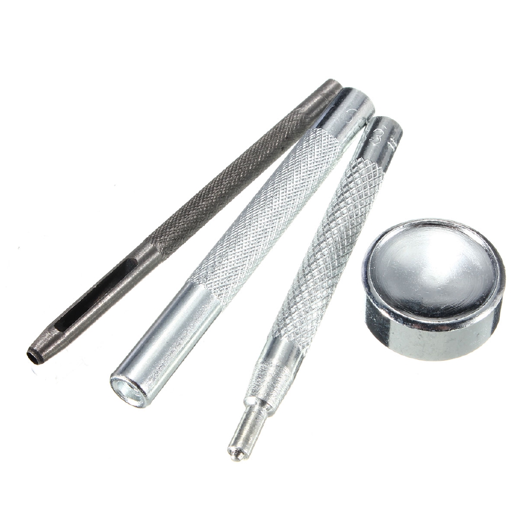 GOOD QUALITYSnap Fasteners Press Stud Kit with Tool Inbox Sewing ...