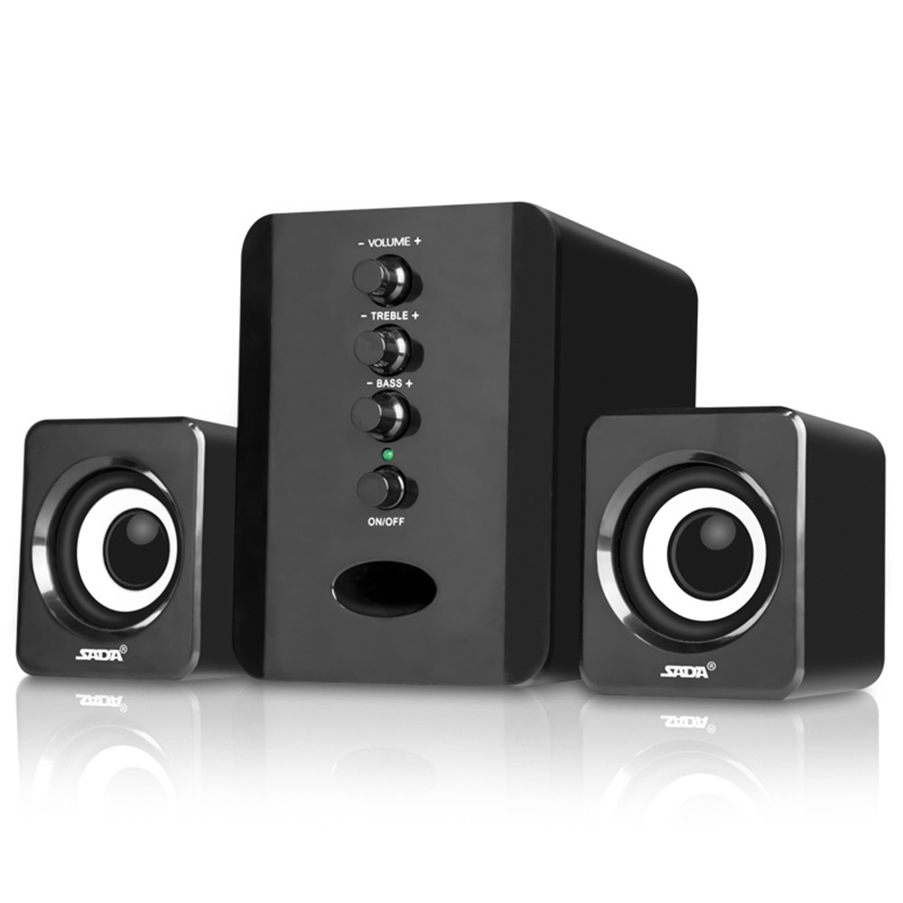 USB Wired Combination Speakers Computer Speakers Bass Sound Box for PC ...