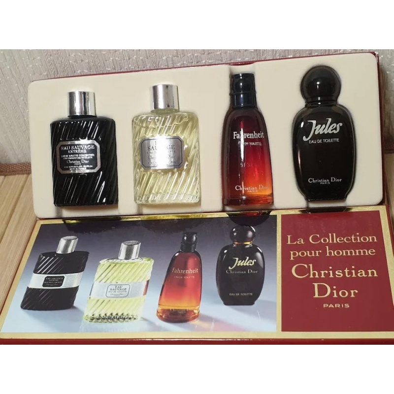 La Collection Pour Homme Christian Dior Paris set 4 Bottle x10ml = 40 ...