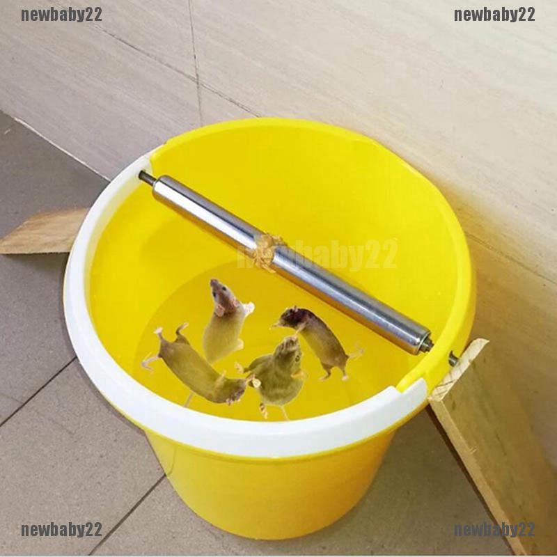 NBY Mice Catching Walk The Plank Rolling Log Mouse Trap Repellent Kill ...