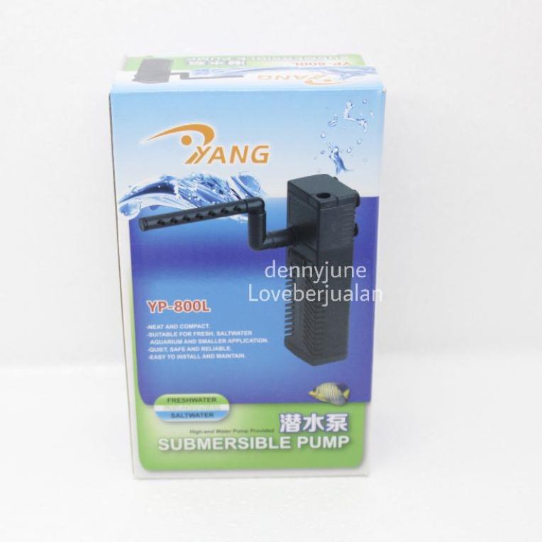 Nr YP800L ปั๊มน้ําพุ กรองภายใน ขนาดเล็ก สําหรับตู้ปลา LUCKINESS 012F YP ...