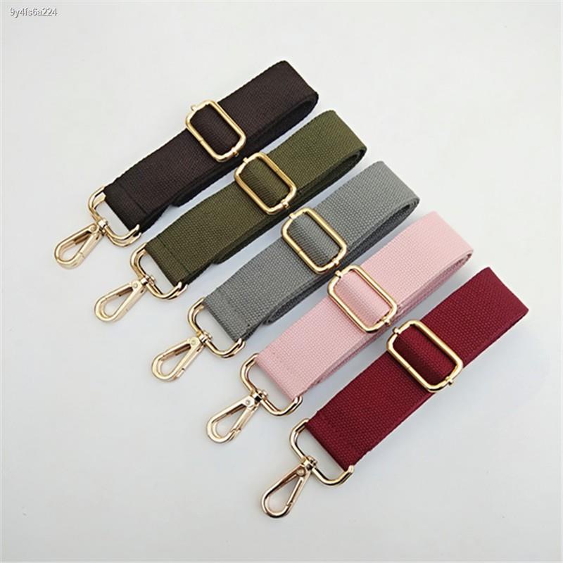canvas cloth Solid Color bag strap belt 3.8cm wide replace Shoulder ...
