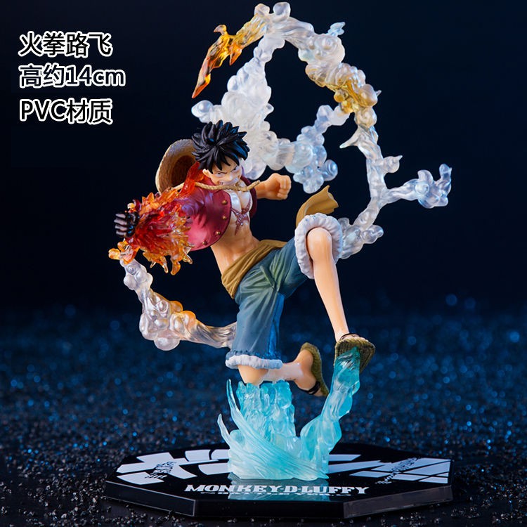 【พิเศษ】One Piece Luffy Hand Do Fire Fist Ace Ghost Slash Sauron Sanji ...