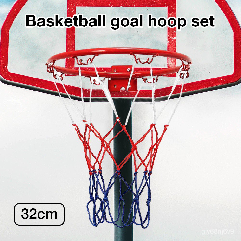 c70u ♡magich♡Hanging Basketball Wall Mounted Goal Hoop Rim with Net ...