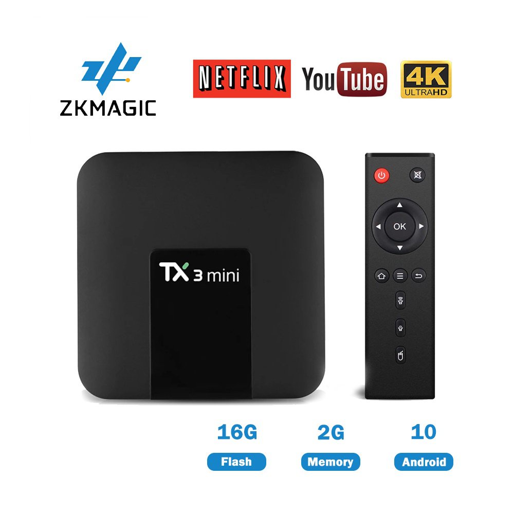 【จุด】Tanix TX3 MINI 2GB + 16GB Amlogic S905W Android 10 TV Box Media ...