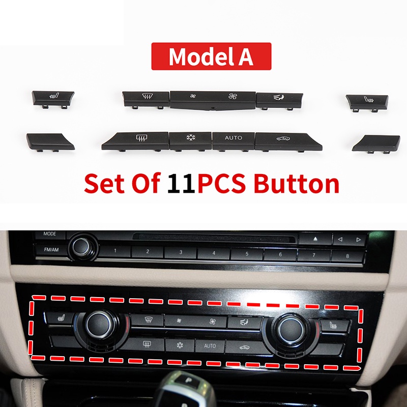 Car Heater Climate Control AC Air Conditioning Switch Fan Button Cover ...