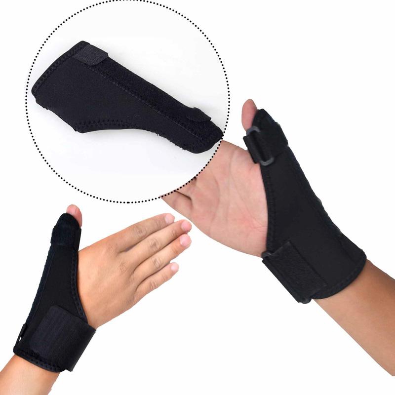 Hot guard and finger guard against thumb joint sprain fracture ...