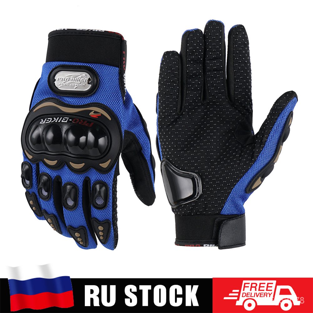 PRO-BIKER Motorcycle Glove Man Summer Protective Gear Full Finger ...