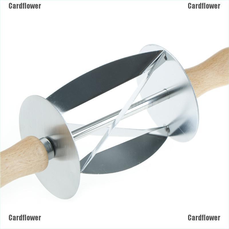 Cardflower Stainless Steel Rolling Cutter for Making Croissant Bread ...