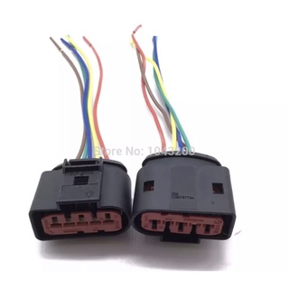 AK81 1J0973775A For VW / AUDI MAF Mass Air Flow Sensor 5 Pin Connector ...