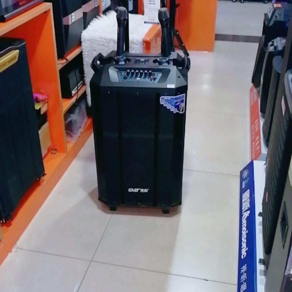 ลำโพงรถเข็นกลางแจ้งขนาด 15 นิ้วของ Shenko มาพร้อมกับฟังก์ชั่นเสียง ...