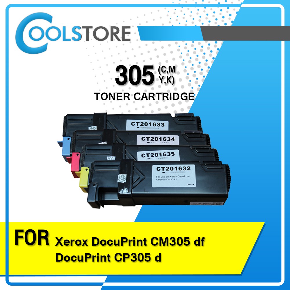 COOLS หมึกเทียบเท่า CP305/CP-305D/CMYK/CT201632/CT201633/CT201634 ...