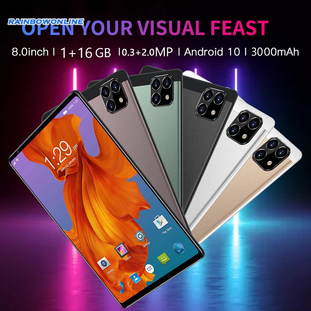 [RAIN] P80 8 inch Android 10 Tablet MTK6592 Octa-Core 1GB 16GB Phone ...
