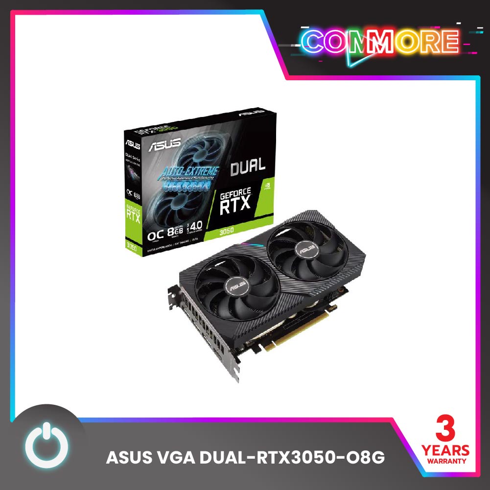 ASUS VGA DUAL-RTX3050-O8G (การ์ดจอ) - commore_shop - ThaiPick