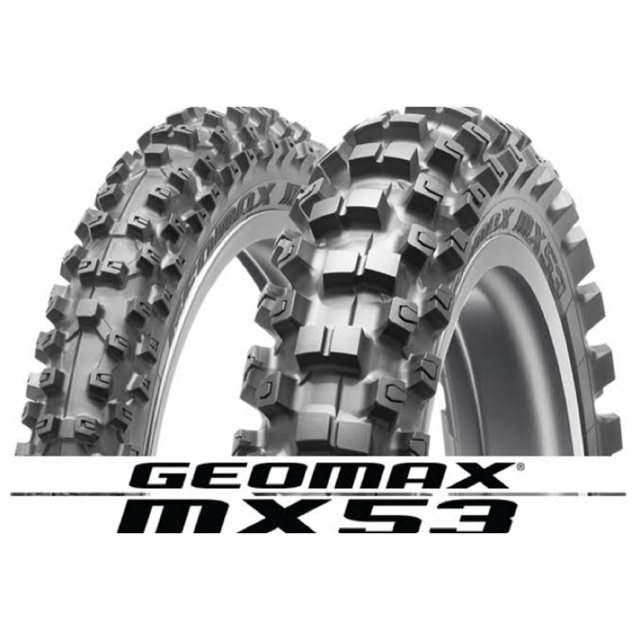 Dunlop Geomax Mx53 ยางมอเตอร์ไซค์ Motocross โมโตครอส วิบาก ทางฝุ่น ยาง ...