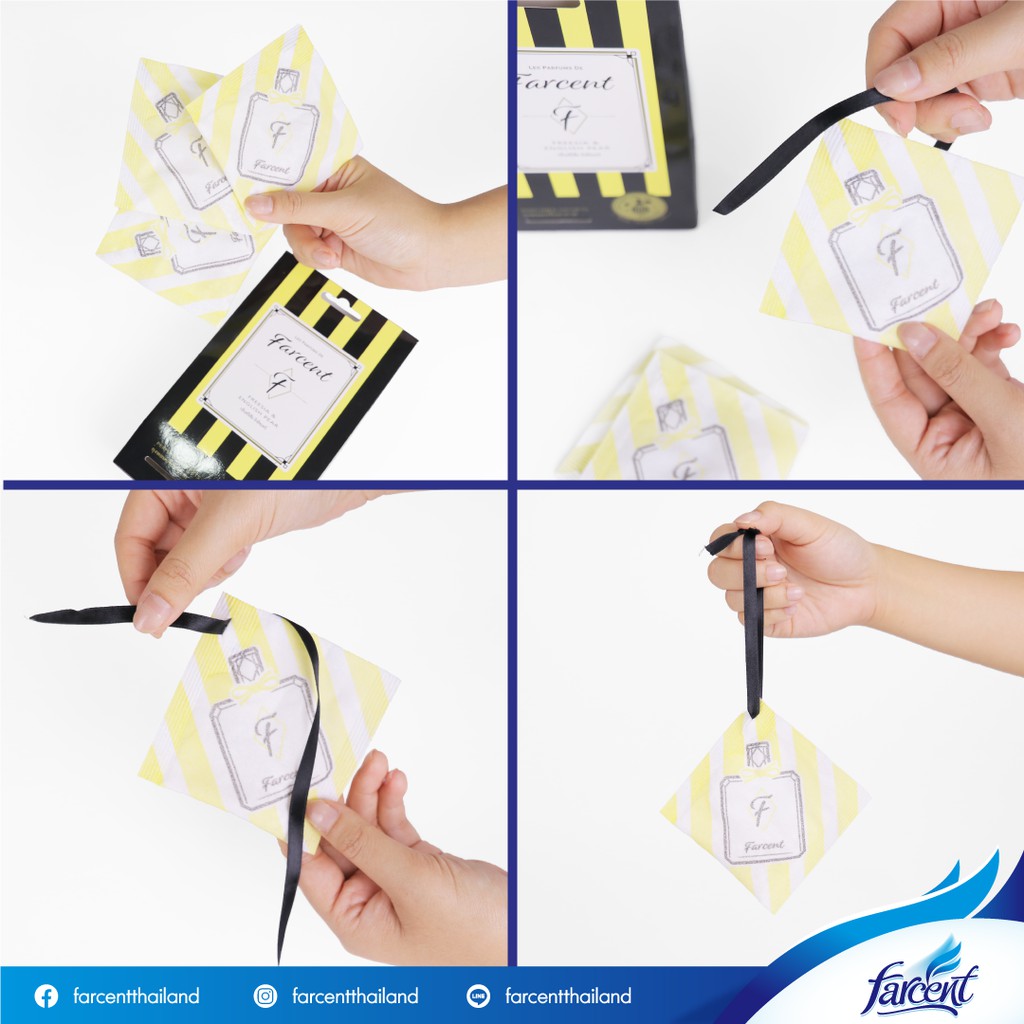 HOT????เทียบ Jo malone ถุงหอม ถุงแขวน น้ำหอม ปรับอากาศ Farcent FREESIA ...