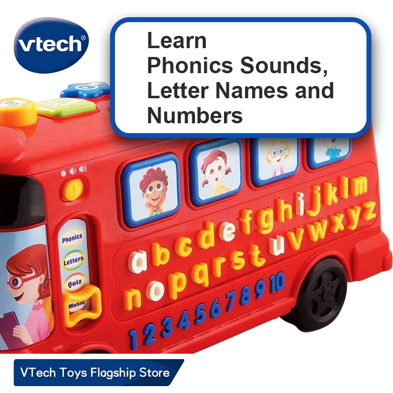 VTech Playtime Bus with phonics รถบัสของเล่น ภาษาอังกฤษ เพื่อการเรียน ...