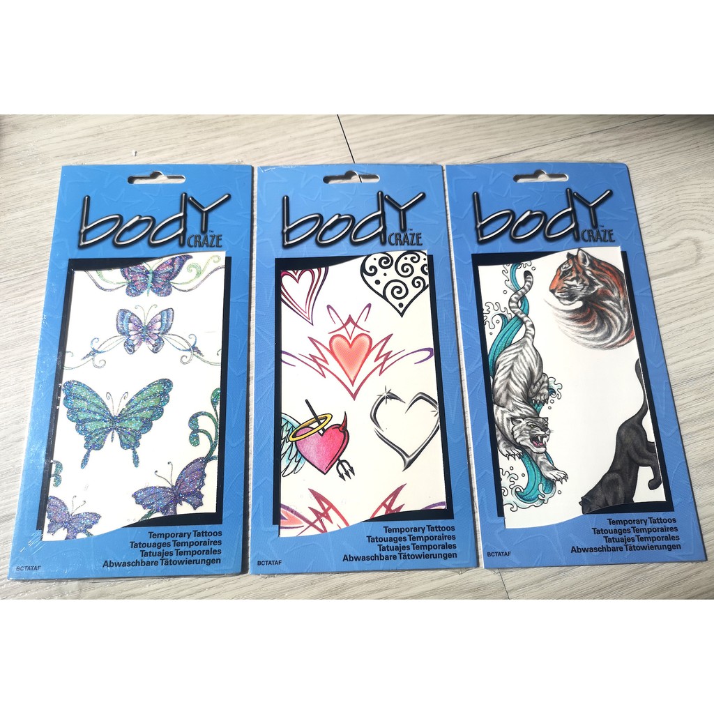 ลายสัก Tattoo Sticker แทททูสติกเกอร์ติดผิว รอยสัก เด็กใช้ได้ | Shopee ...