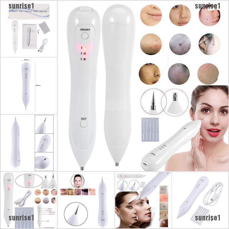 Sun Laser Freckle Removal Machine Skin Mole Dark Spot Face Wart Scars ...