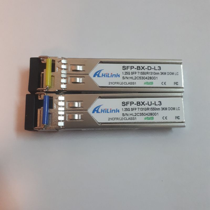 SFP Module (LC Gbic) 1000Mbps 3KM เข้ากันได้กับ MikrotikCisco อื่น ๆ ...