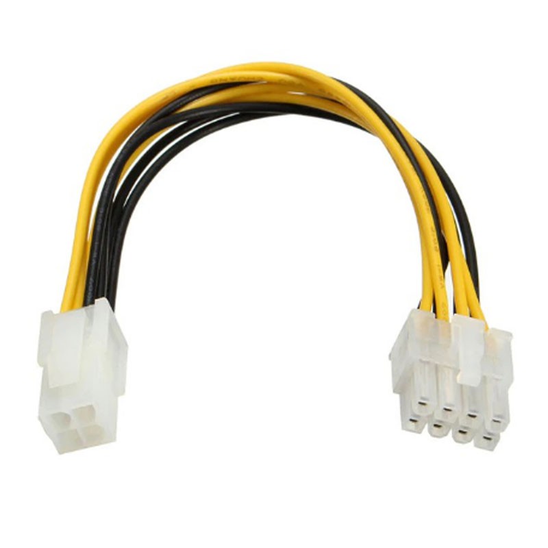 สาย Power 4 Pin F to 8 Pin M 8-pin EPS > 4-pin ATX/P4 power | Shopee ...