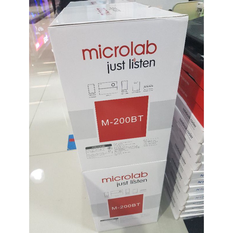 Microlab (ราคาพิเศษ) ลำโพง M-200 BT (2.1) 50 WATT RMS with Bluetooth ลำโพงซัฟวูฟเฟอร์รุ่นใหม่ ...