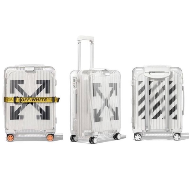 กระเป๋าเดินทาง OFF-WHITE X RIMOWA TRANSPARENT LUGGAGE | Shopee Thailand